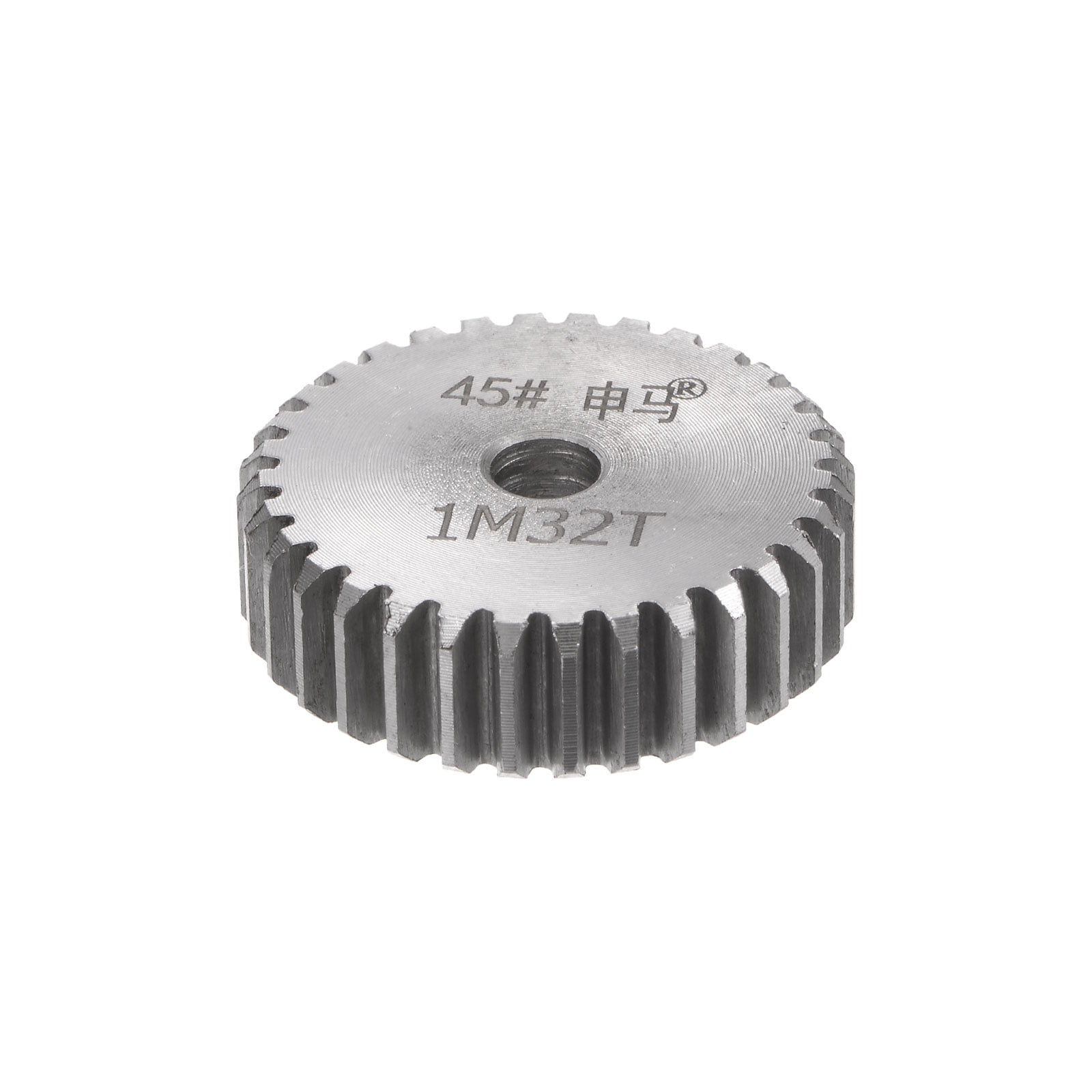 Uxcell Straight Spur Gear 6mm Inner Diameter 32T 1 Module 45# Steel ...