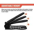 Homeries Shoe Slots Organizer – Space Saving Adjustable Shoes Organizer ...