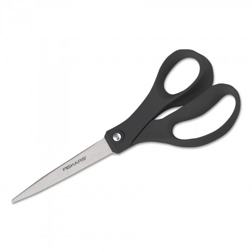 New Fiskars Recycled Scissors, 10′ Long, 8′ Cut Length, Black Straight ...