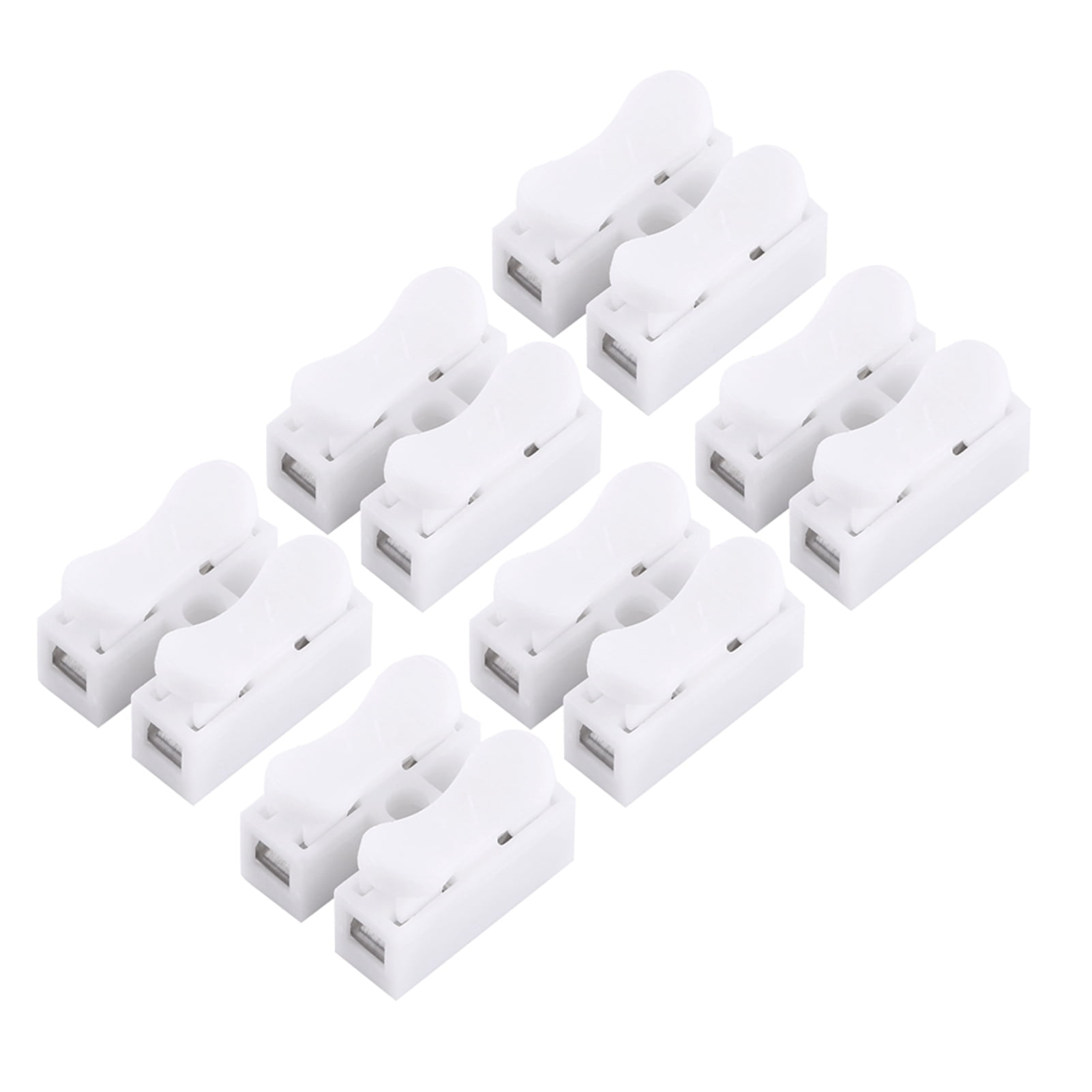 Click here for Dewin Wire Connector 100pcs 10a 220v 2 Terminal Bl... prices