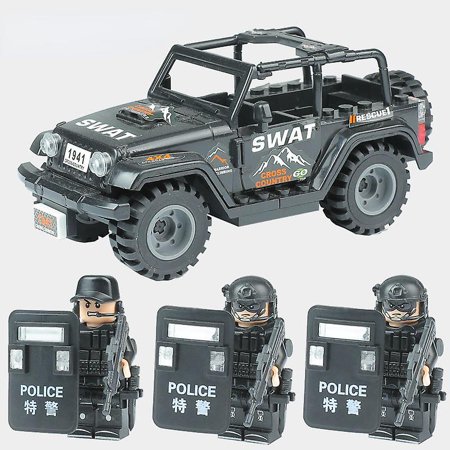 Swat Special Forces Minifigure Building Blocks Small Particle Jigsaw ...