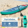 Goplus 11ft Inflatable Stand Up Paddle Board with Backpack Leash ...