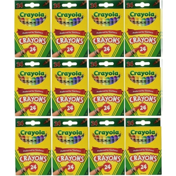 Crayola Crayons 24 Count (Pack of 12) - Walmart.com