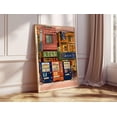 Affixzi Japanese Vending Machine Art Print, Retro Colorful Wall Decor ...