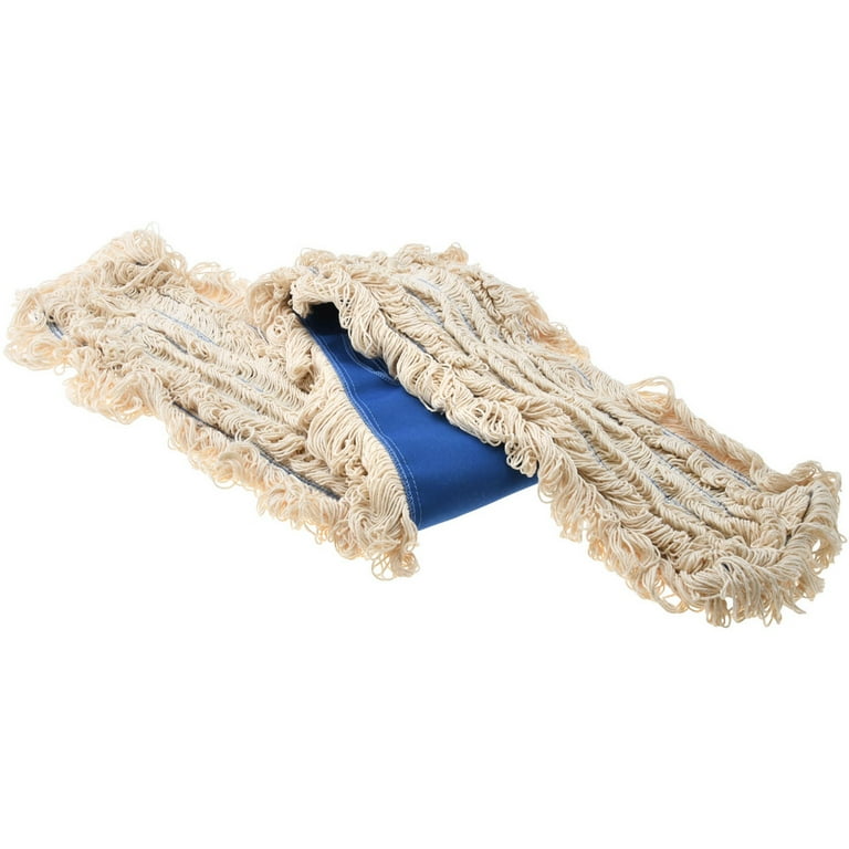 24 Inch Premium Launderable Looped-End Tie-less Dust Mop - 18" X 5 ...