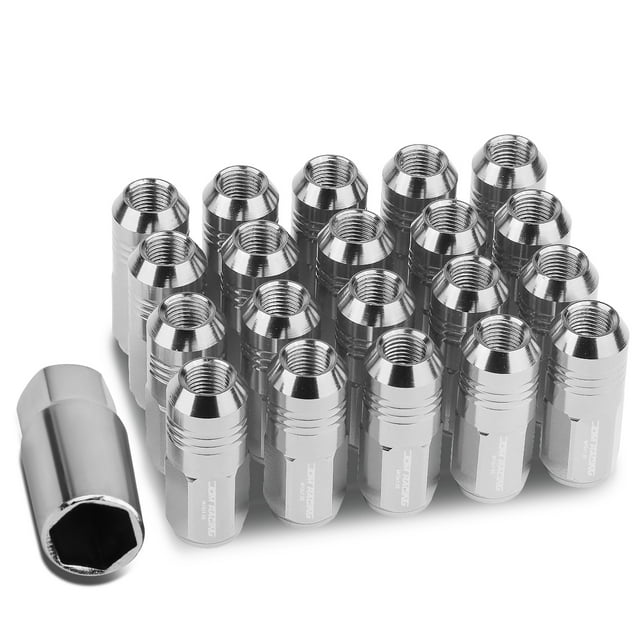 DNA Motoring LN-ZTL-9020-125-SL 20-Piece M12 x 1.25 Aluminum Alloy ...