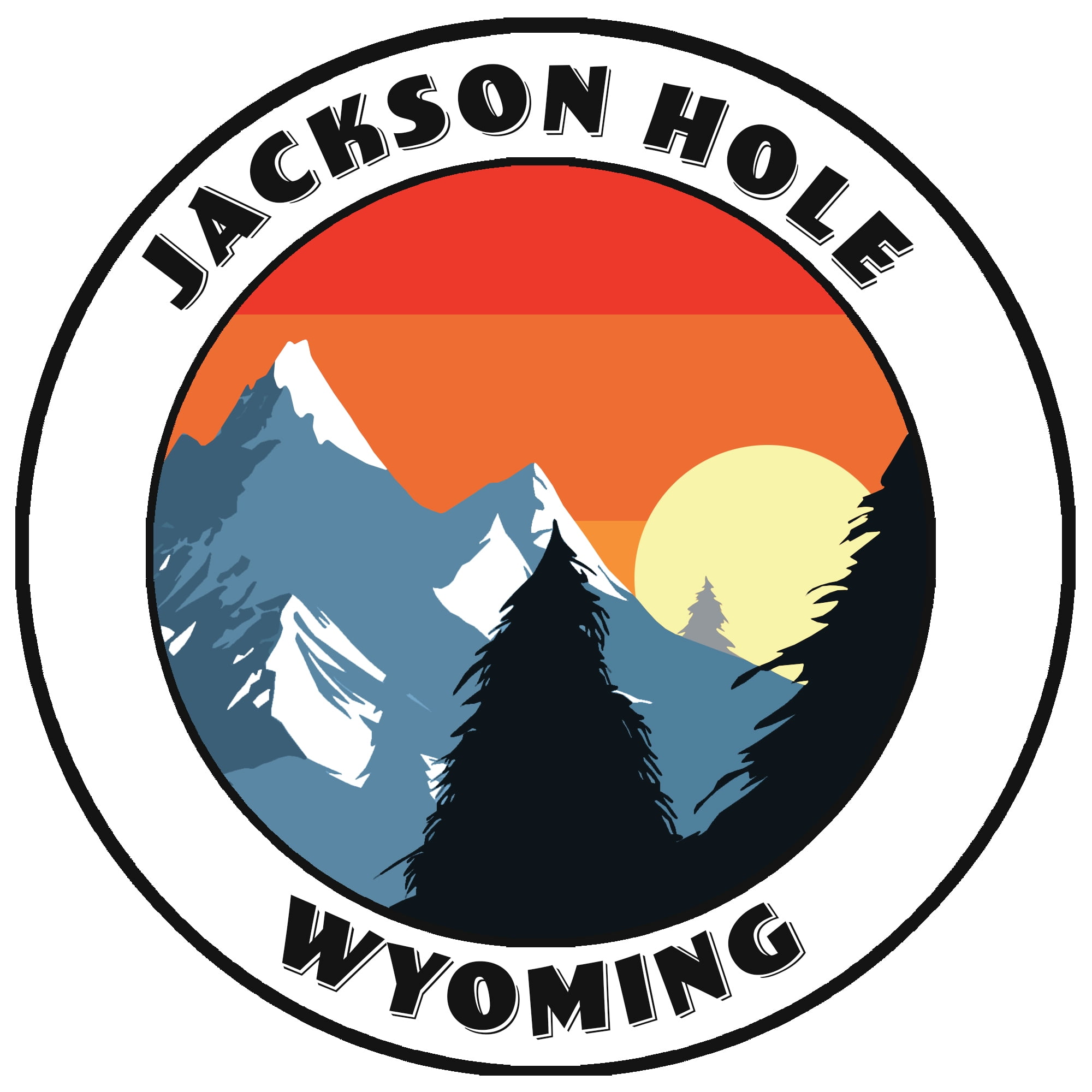 Jackson Hole, Wyoming Decorative Car Truck Decal Window Sticker Vinyl ...