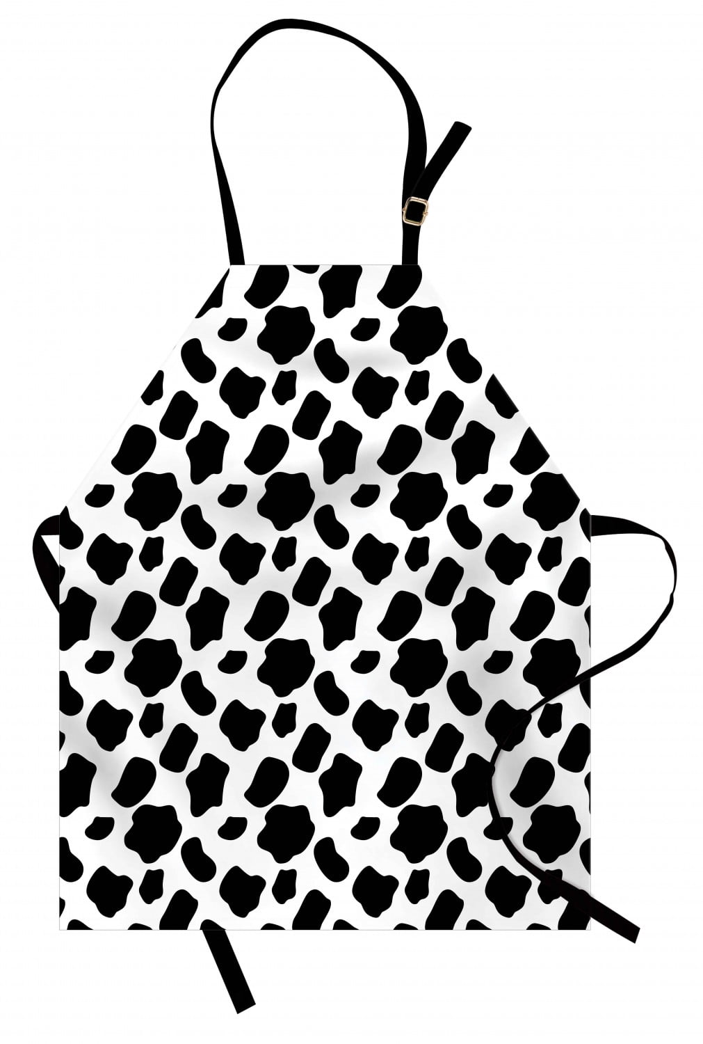 Cow Print Apron Cattle Skin Pattern with Scattered Spots Animal Hide ...
