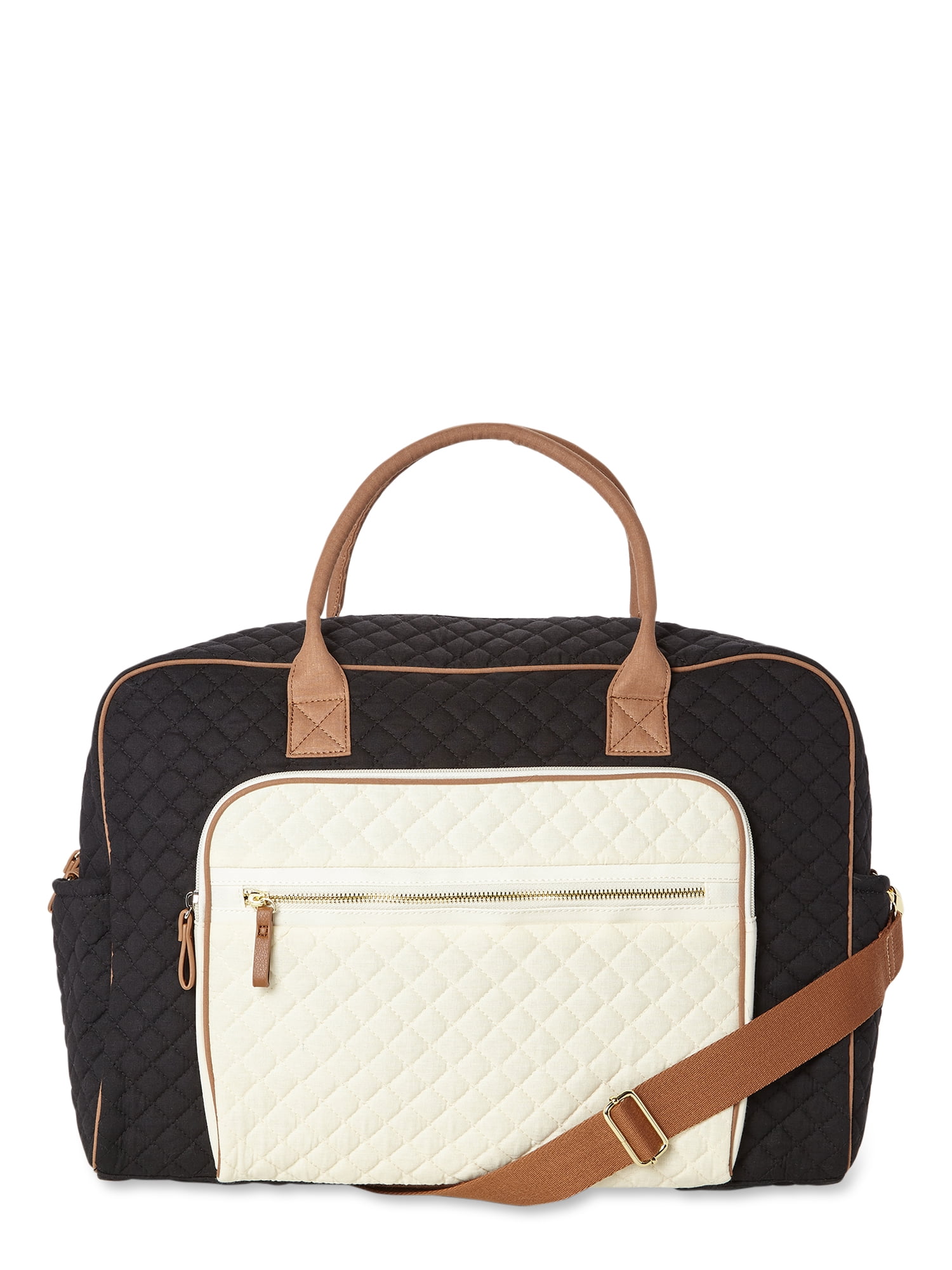 No Boundaries Quilted Women's Weekender Bag with Multi Compartments ...