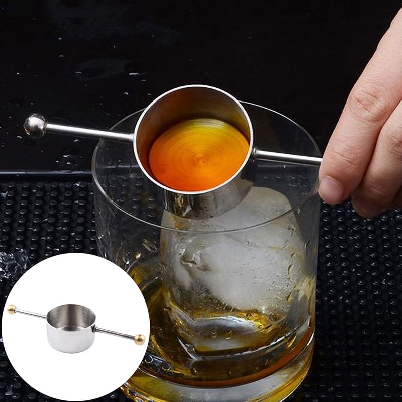 30ml Stainless Steel Bar Jigger With Handle Whisky Cocktail Measure Cup ...