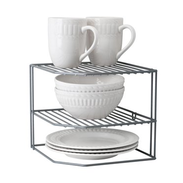 Smart Design Kitchen Storage Expandable Shelf Rack - 16 x 32.5 inch ...