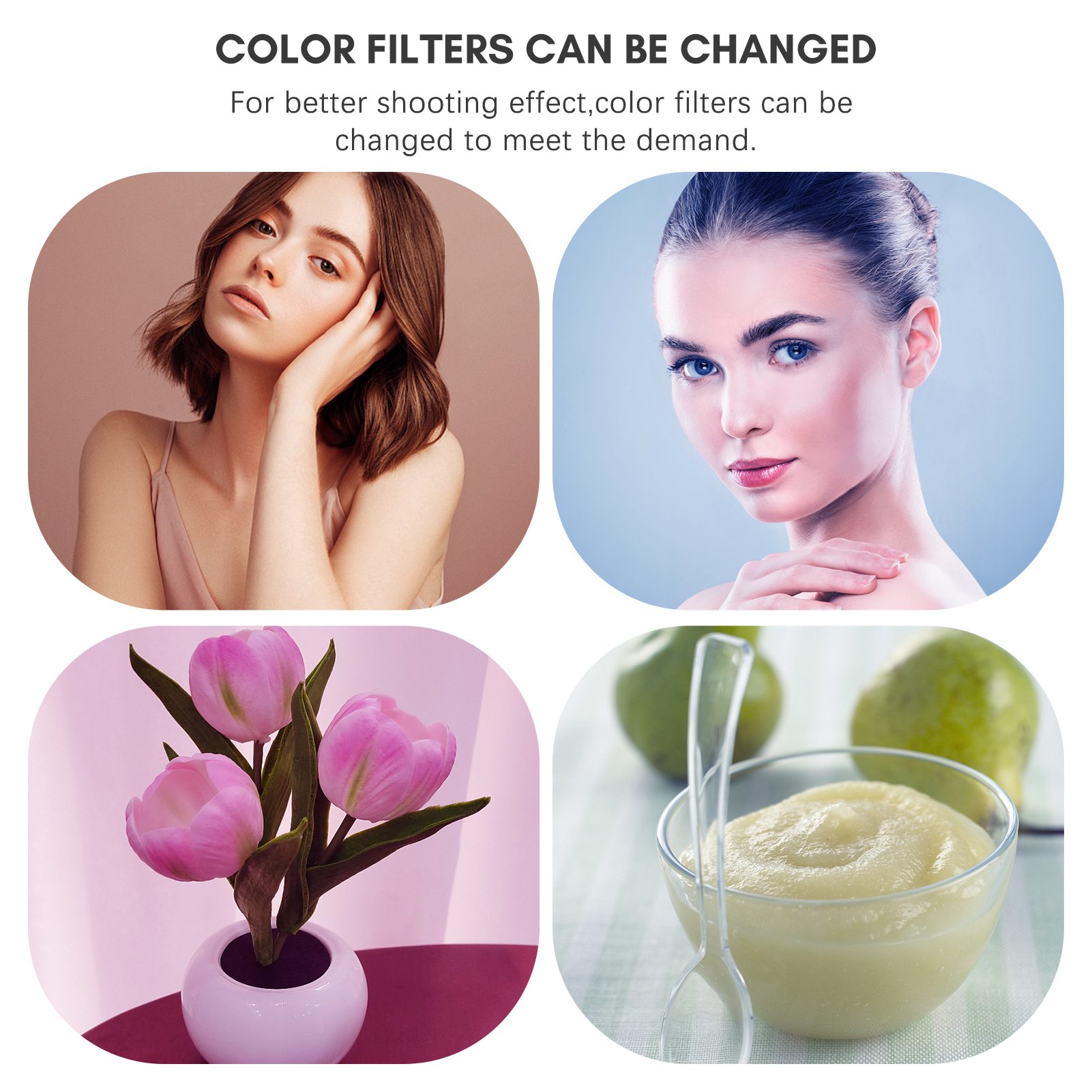 Colores 20pcs Correción de color Filtro de Filtro de Gel Filtros de ...