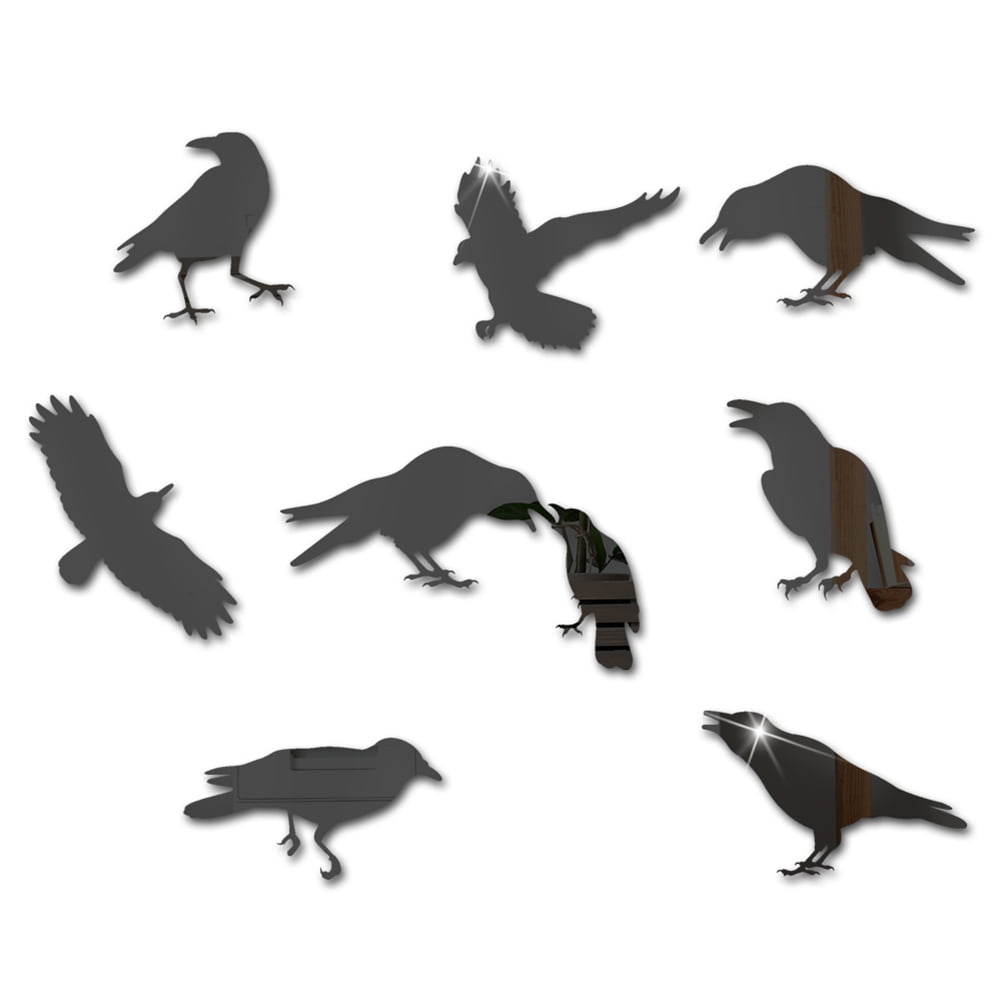 Home Window Decoration Bat Ghost Pumpkin Crow Ghost Hand Witch Window ...