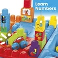 MEGA BLOKS Build ‘n Learn Table Activity Building Block Set, Learning ...