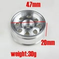 Aluminum Alloy Wheel Hub Rim /14 RC Tractor Spare Parts , Height: 20mm ...