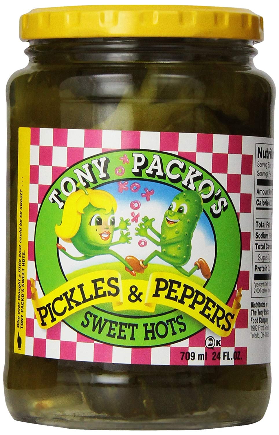 Tony Packo Sweet Hot Pickles and Peppers, 24 Ounce - Walmart.com
