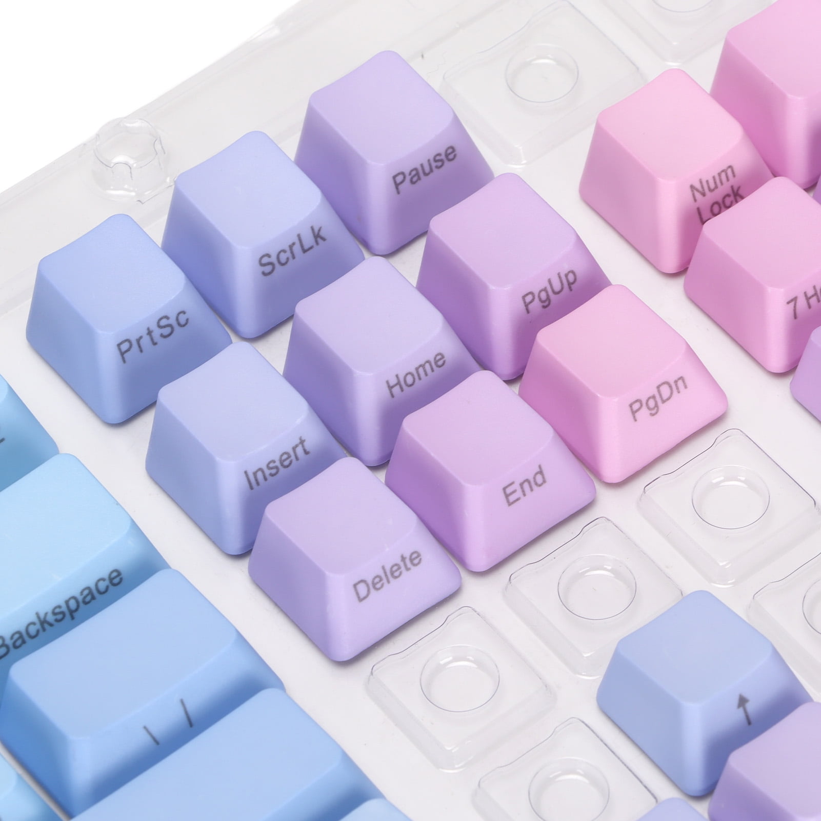 Juego de teclas, 104 teclas PBT, teclas ergonómicas para teclado ...