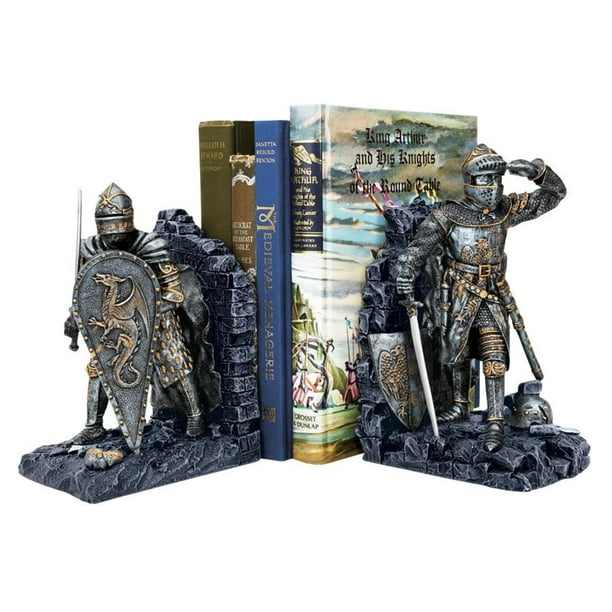 Design Toscano Arthurian Knight Bookends - Walmart.com