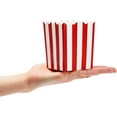 BZUEPRS 100 Pack Red and White Mini Popcorn Boxes for Party, Bulk Paper ...