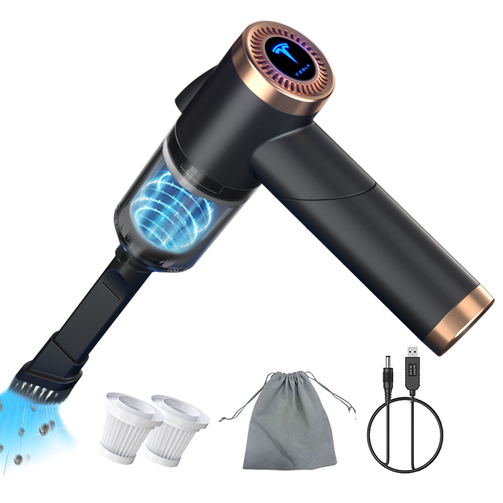 3/X/Y/S Portable Cordless Vacuums with LED Light Tesla Accessories with ...