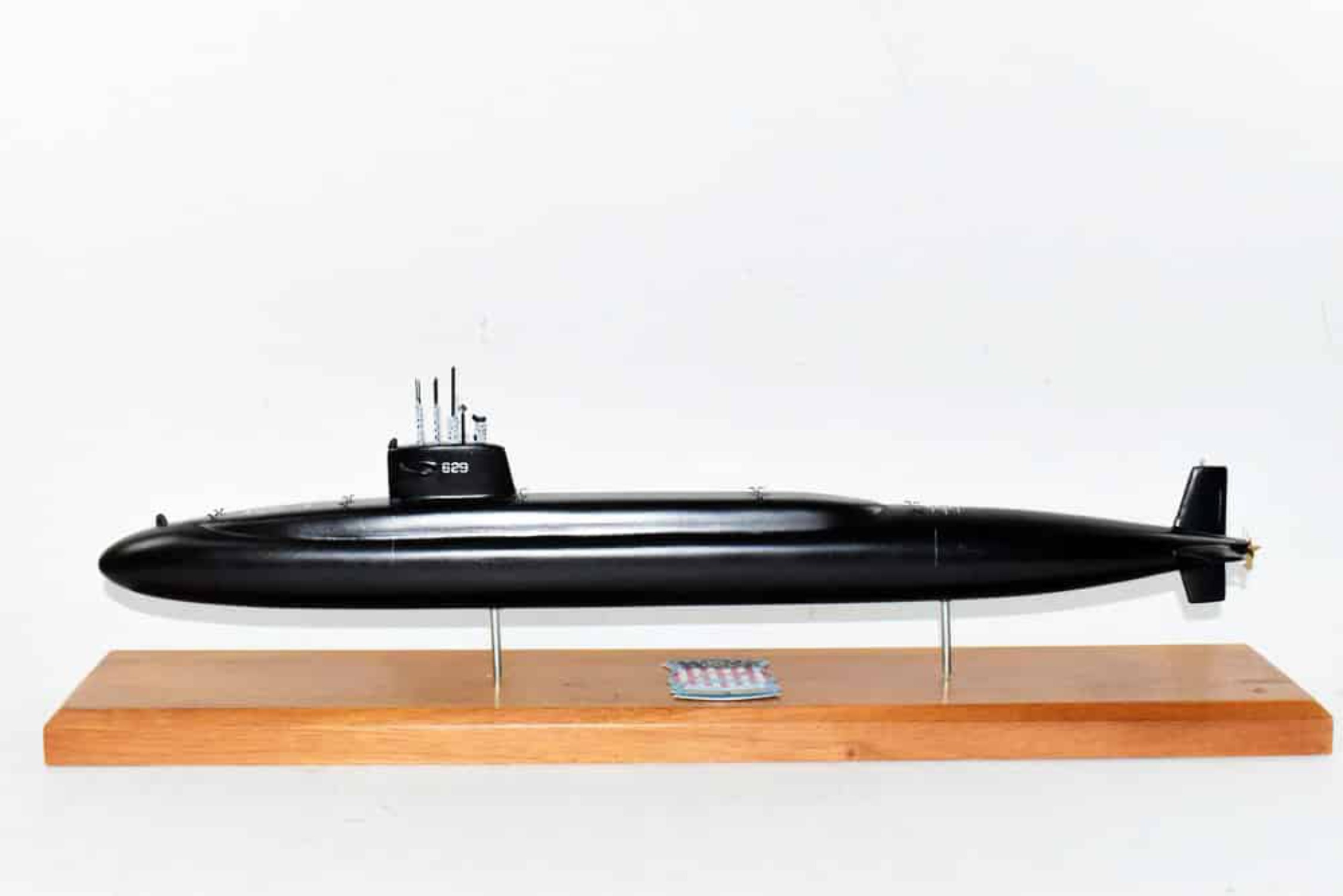 USS Daniel Boone SSBN-629 Submarine Model,Navy,Scale Model,Mahogany,20 ...