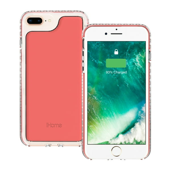 iHome Velo Silicone Impact Case, iPhone 6/7/8 Plus, Coral - Walmart.com