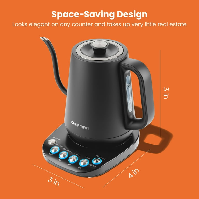 Electric Gooseneck Kettle With Preset Variable Heat VEVOR Electric