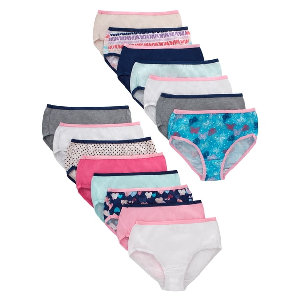 Hanes Girls Cotton Brief 14 1 Bonus Pack