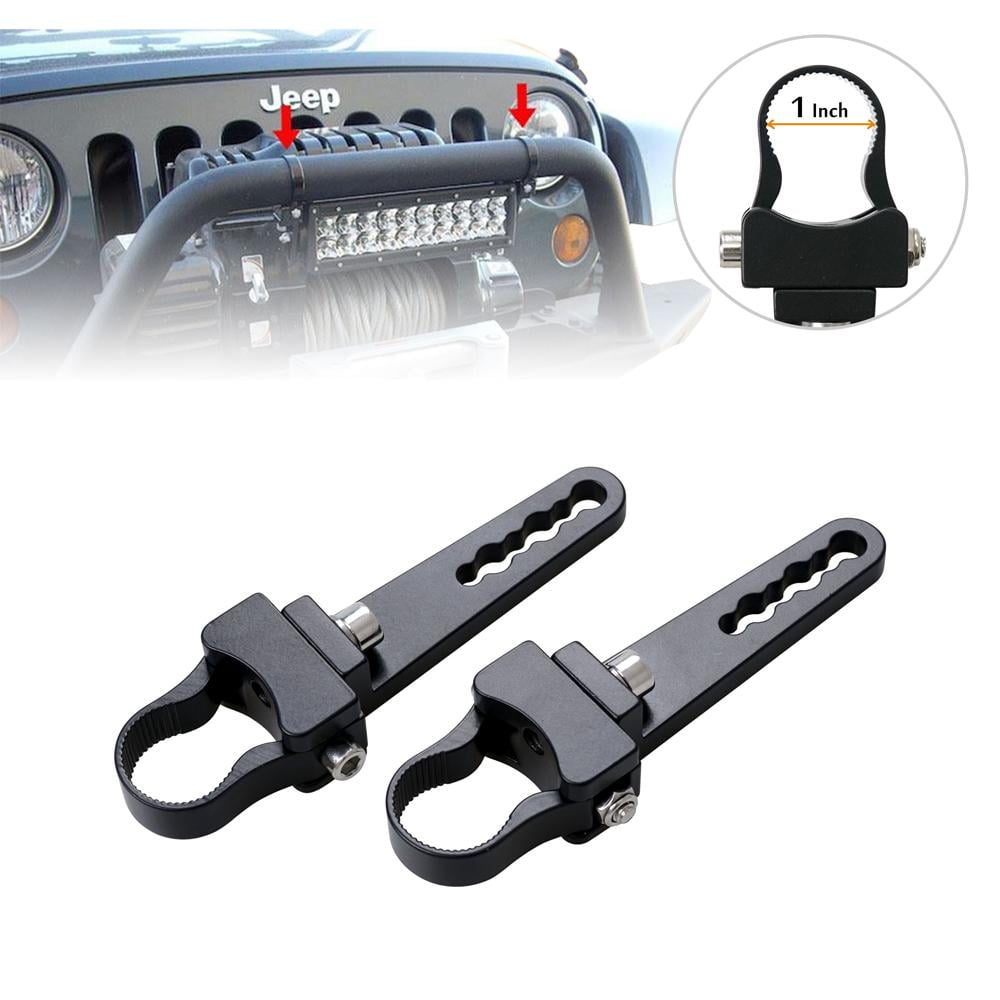 Xprite Adjustable Roll Bar Mount Brackets Clamp Set - Walmart.com