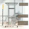Clothes Drying Rack with 4 Castors, Heavy Stainless Steel Drying Rack ...