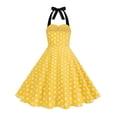 1950s Vintage Dresses for Girls Sleeveless Party Birthday Poster Formal ...