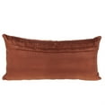 Nassau Collection 24" Burnt Orange Rectangular Quilted Throw Pillow ...