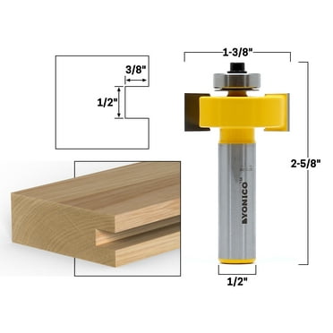 7/8" Window Sill Router Bit - 1/2" Shank - Yonico 18143 - Walmart.com