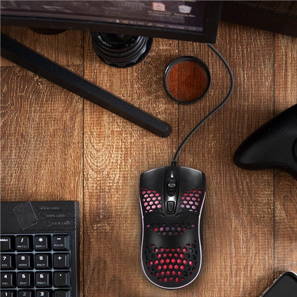 Hollow Style Honeycomb Design Wired Gaming Mouse Computer Office Mouse ...