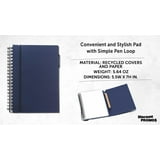 Walmart Recycled Spiral Notebooks with Elastic Closure, Post-it Notes ...