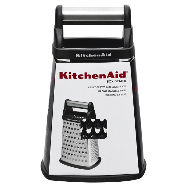 KitchenAid 6009285 6.25 x 5.25 in. Black & Silver Stainless Steel Box ...