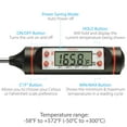 Fosmon Digital Cooking Thermometer, (Fast Read, Wide Tempeture Range ...