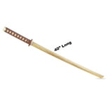 40" Bokken Sword, Japanese Kendo Katana Wooden Samurai Training Sword - Walmart.com