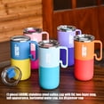 AOOOWER 600ML Stainless Steel Coffee Cup Drinking Mug For Daily ...