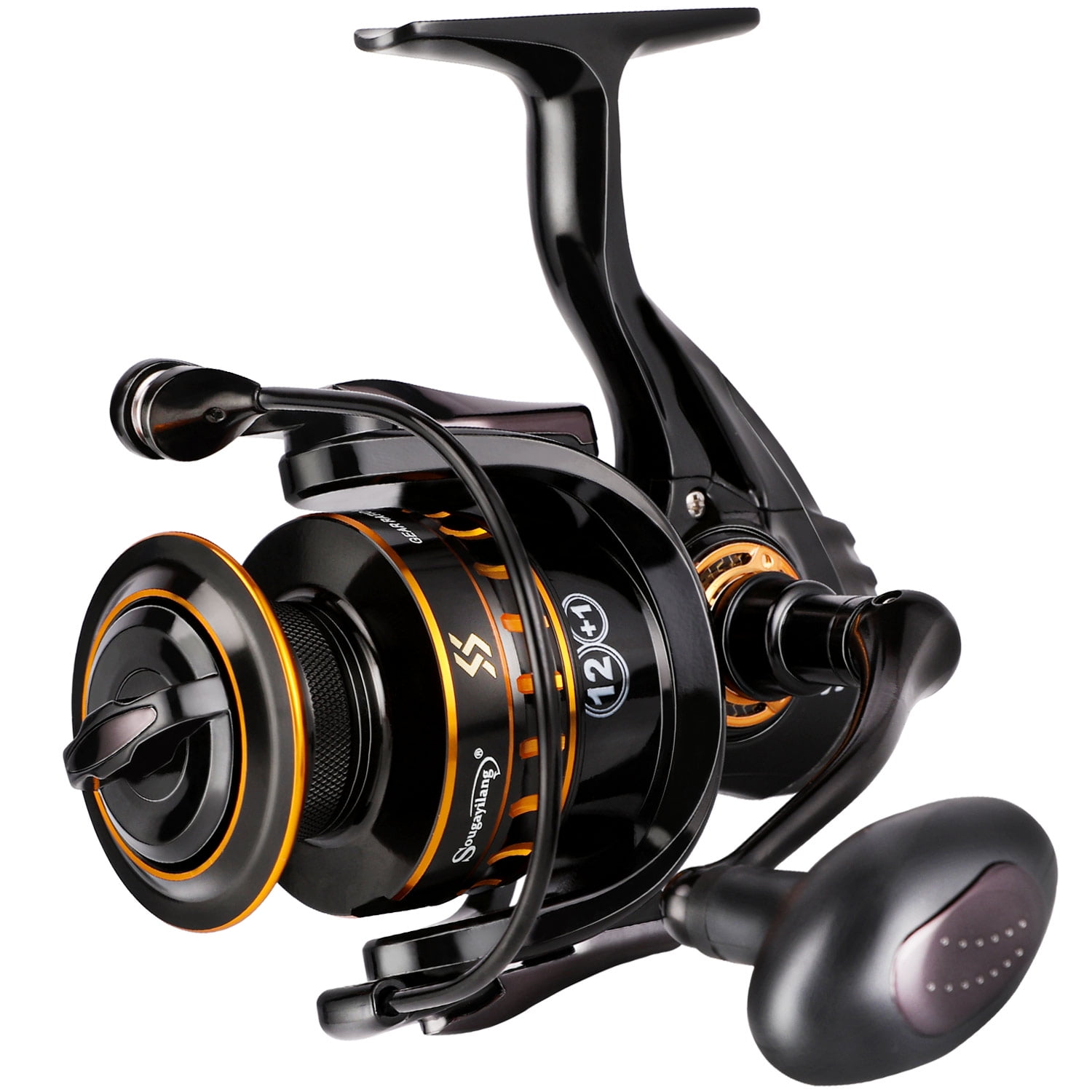 Sougayilang 12+1BB Spinning Fishing Reel 5-8kg Max Drag Smooth Powerful ...
