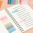 Morandi Colorful Repositionable Sticky Notes Book Annotation Page ...