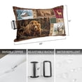 Bear Deer Outdoor Pillows for Chaise Lounge Chair Beach Headrest Pillow ...
