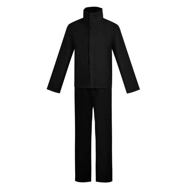 Disfraz de juego de rol con pantalones largos negros y azules y estilo ...