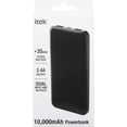 Itek Slim 10,000mAh Power Bank, Portable Battery Backup with Dual Input ...