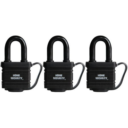 3 Pack 1-9/16" Keyed Alike Weatherproof Padlocks | Walmart Canada