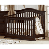 Baby Cache Montana 4-in-1 Convertible Crib in Espresso - Walmart.com
