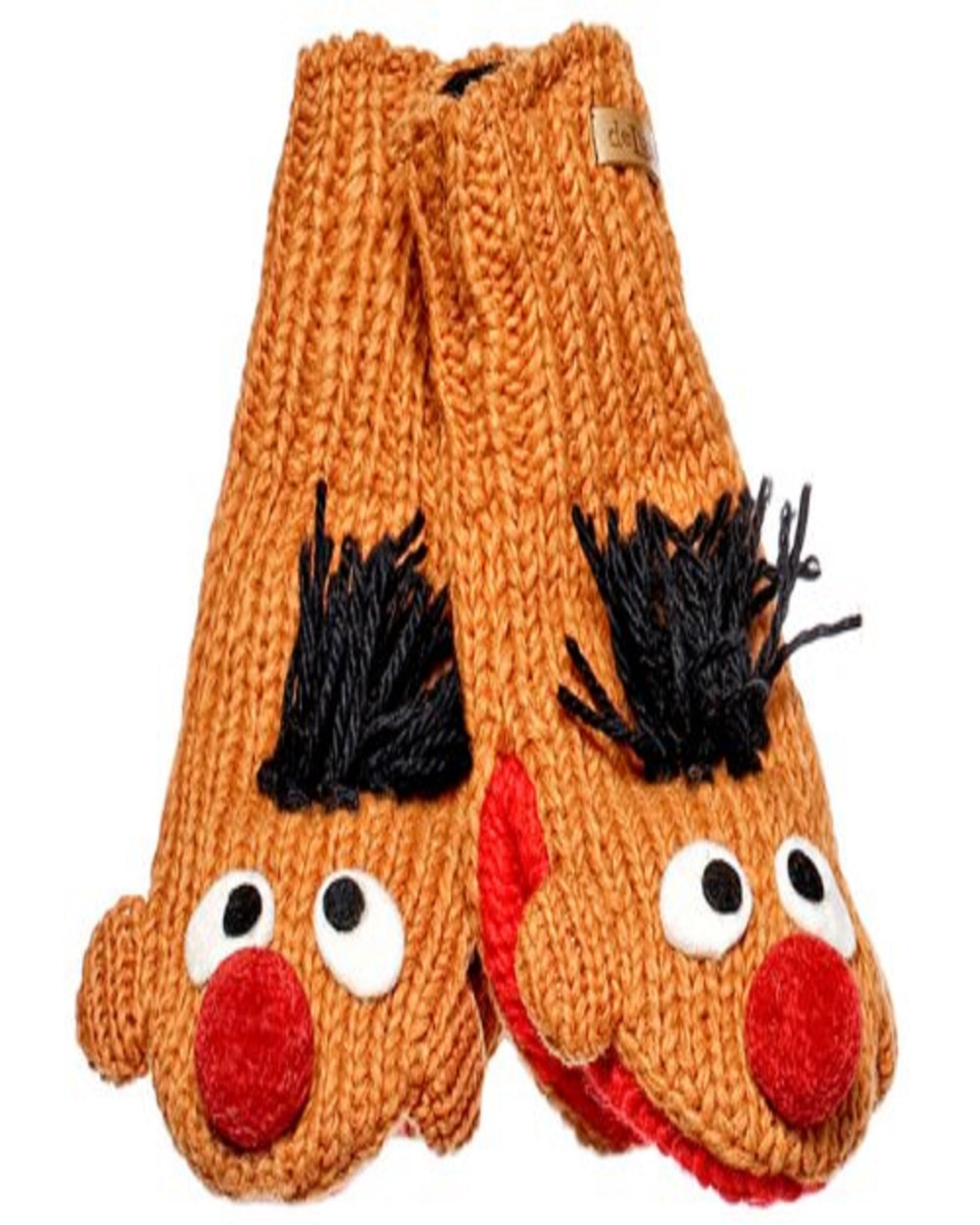 Knitwits Little Kids' Ernie Knit Wool Mittens - Walmart.com