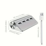 Slant 4-Port Hub USB 2.0 4-Port Hub Aluminum Splitter 2.0 Hub Desktop ...