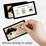 Big Dot of Happiness Beware of Pirates - Pirate Birthday Party Game ...