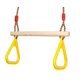 PEXIQAKA Columpio Trapecio de Madera con Anillos de Gimnasia ...